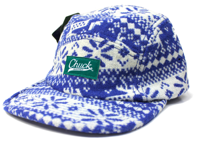 Chuck originals ''WINTER Camper'' 5パネルCAP ブルー